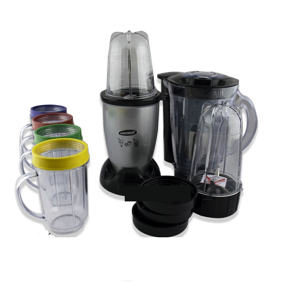 Licuadora Extractor Procesador Mr magic 21 Piezas | Compara precios con ...