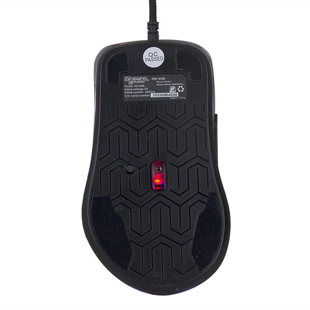 Mouse gamer Teraware 6 botones, 3200 dpi, RGB - Shopstar