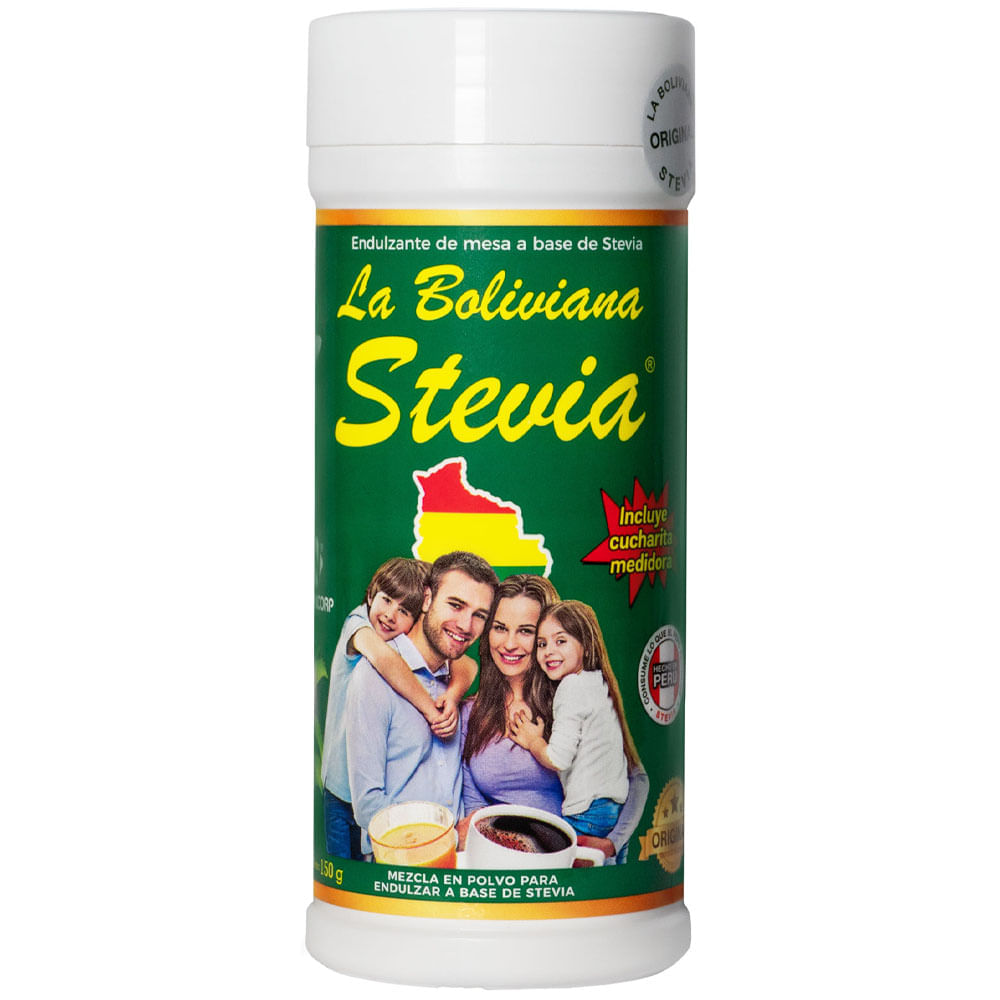Endulzante Stevia LA BOLIVIANA Frasco 150g - Shopstar